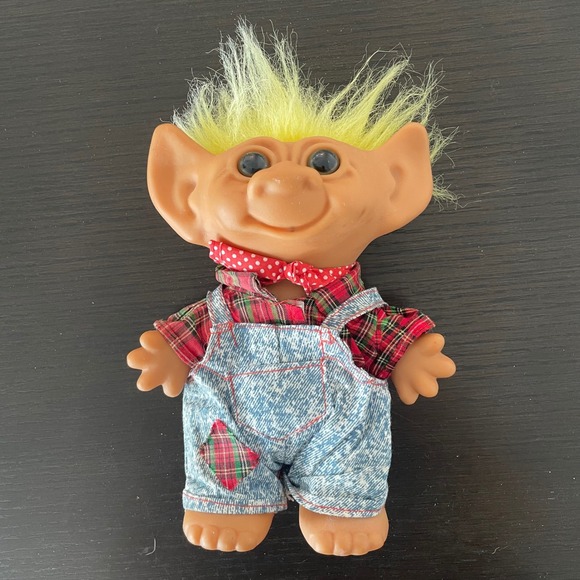 Wishnik | Toys | Wishnik By Uneeda Hobofarmer Troll Doll Yellow Hair ...